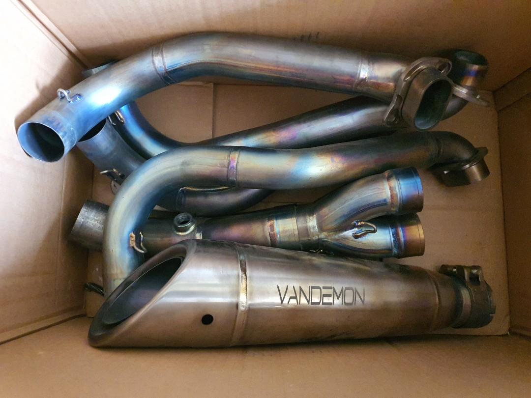 Vandemon Titanium Full System Exhaust, Motorcycles, Motorcycle ...