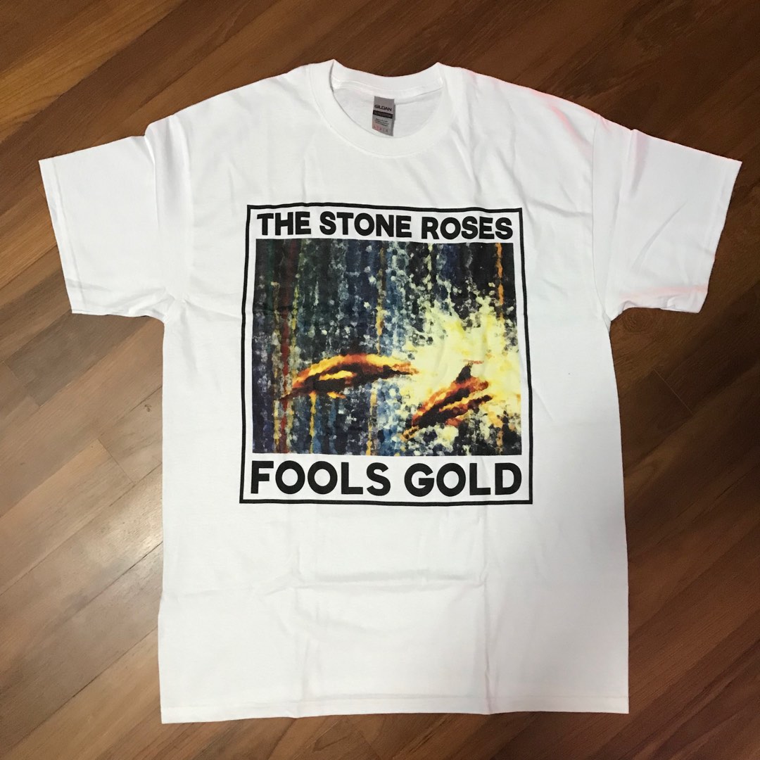 Vintage Artwork 1989 The Stone Roses Fools Gold Fan Reprint, Men's ...