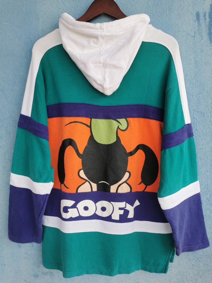Vintage Goofy Mirror Print Tokyo Disneyland Hoodie, Men's Fashion, Tops ...