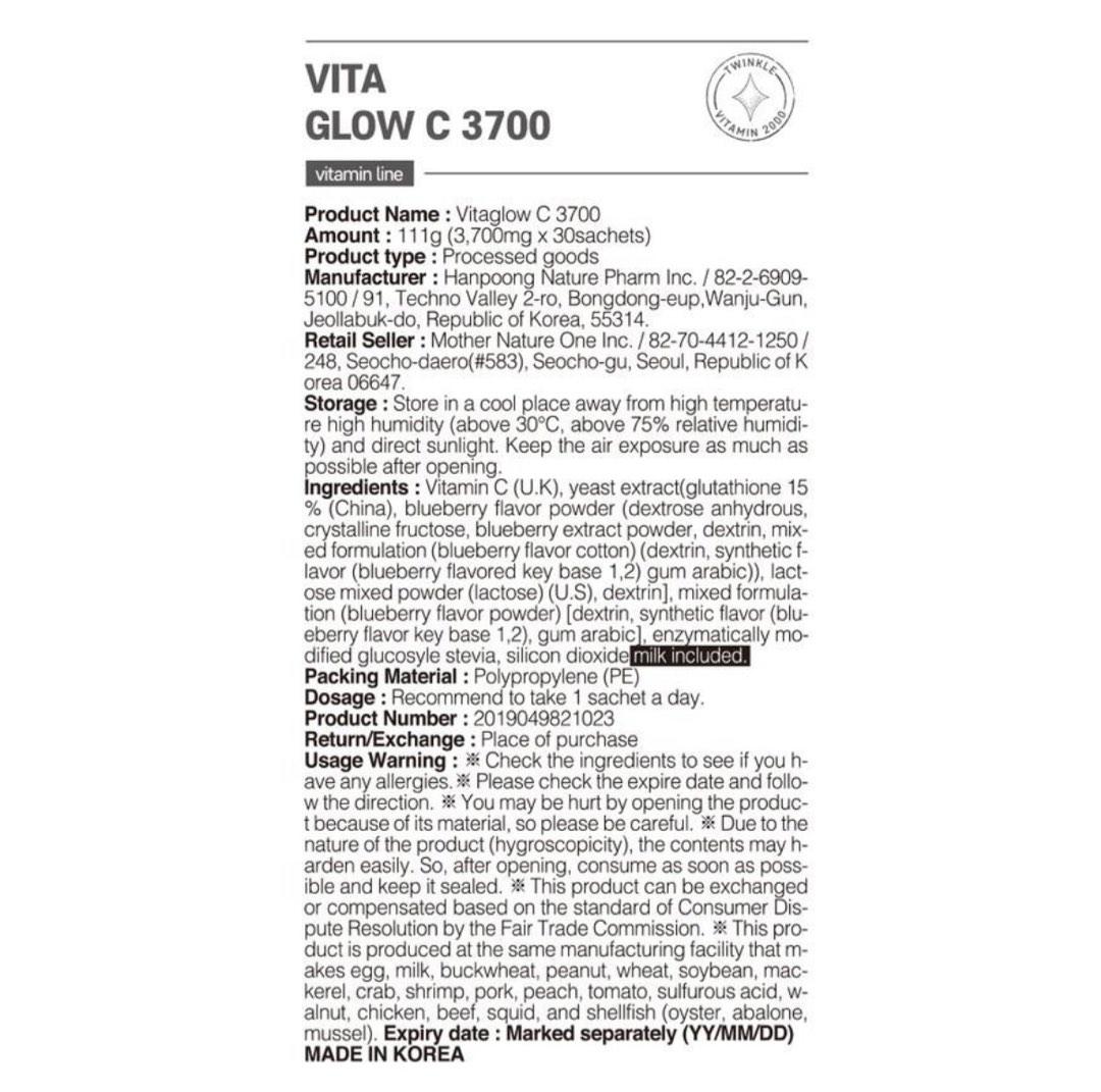 Vitaglow C 3700 | Vitamin C | Glutathione | Skin Brightening ...