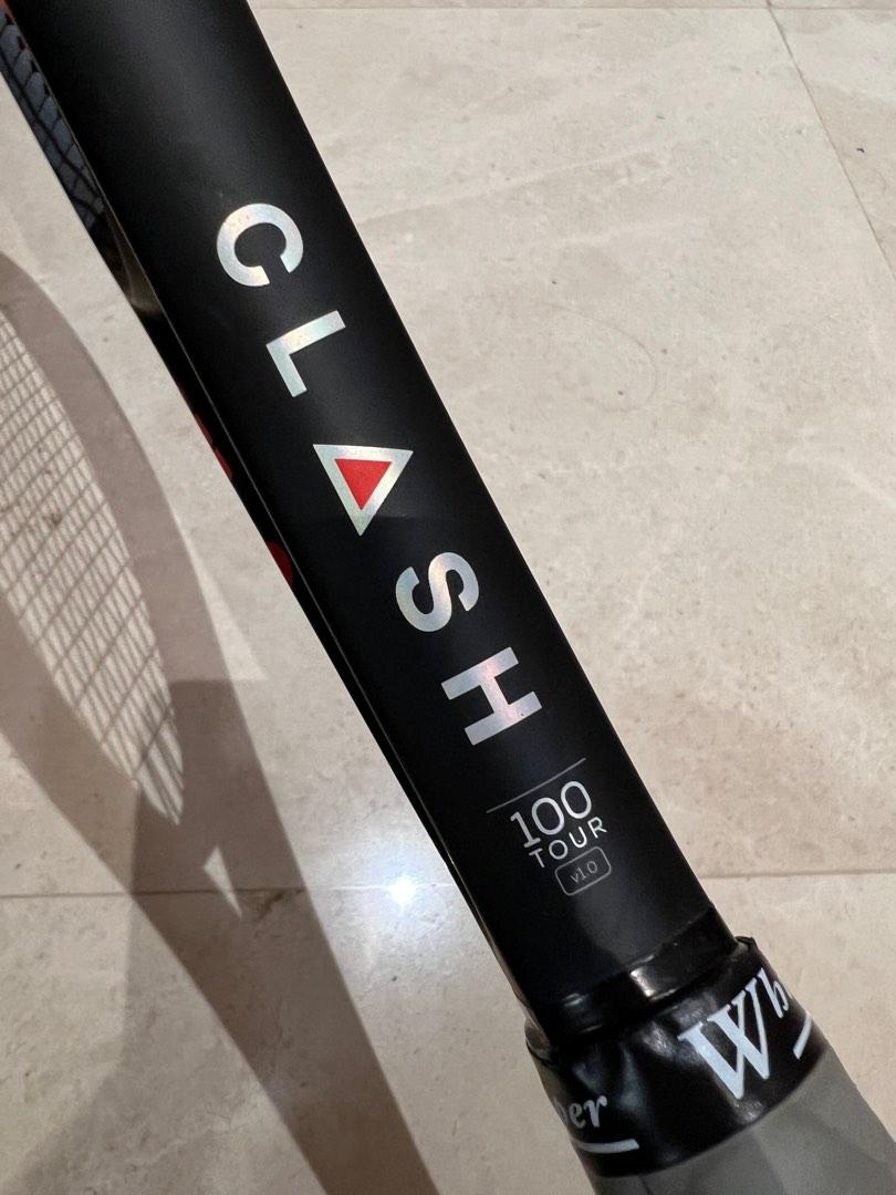 Wilson Clash 100 Tour v1.0 (Grip L2), Sports Equipment, Sports & Games ...