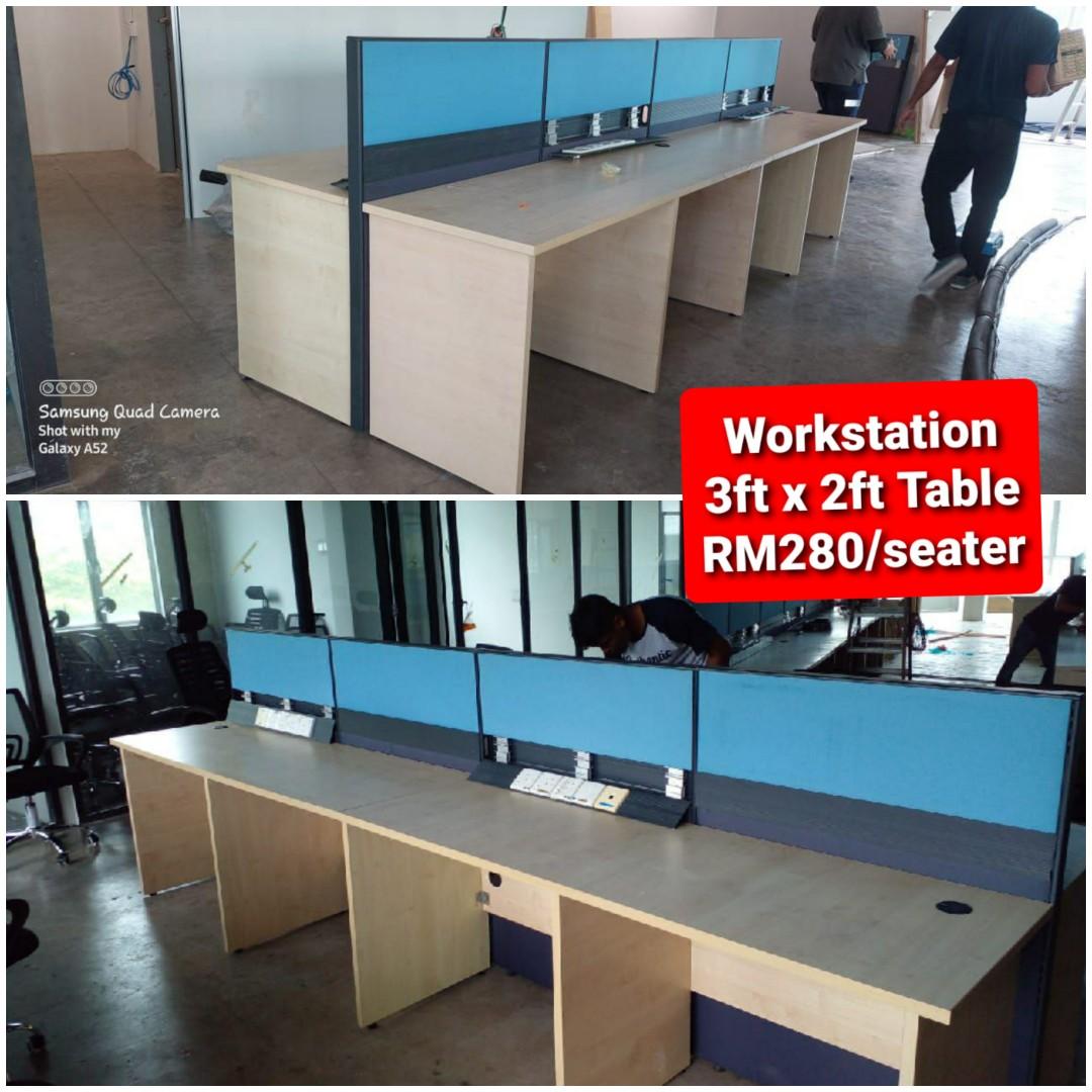 WORKSTATION 3ft, Furniture & Home Living, Furniture, Tables & Sets on ...