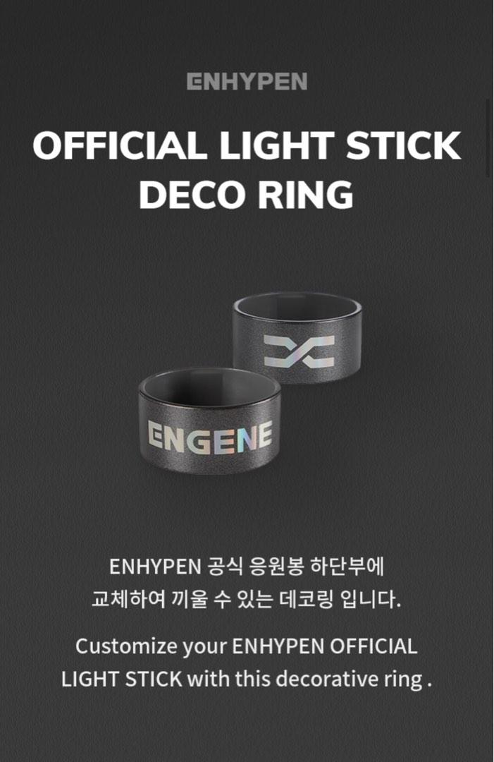 wtb enhypen official light stick jay deco ring, Hobbies & Toys ...