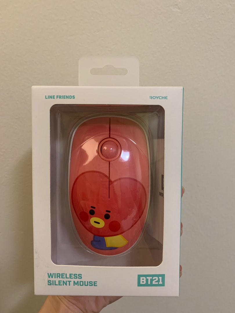 [WTS] BT21 x Royche Tata Wireless Silent Mouse, Computers & Tech, Parts ...