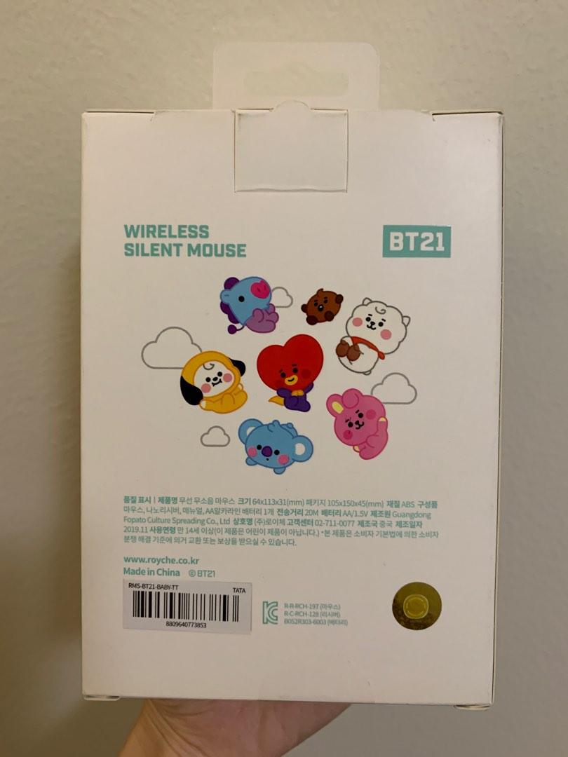 [WTS] BT21 x Royche Tata Wireless Silent Mouse, Computers & Tech, Parts ...