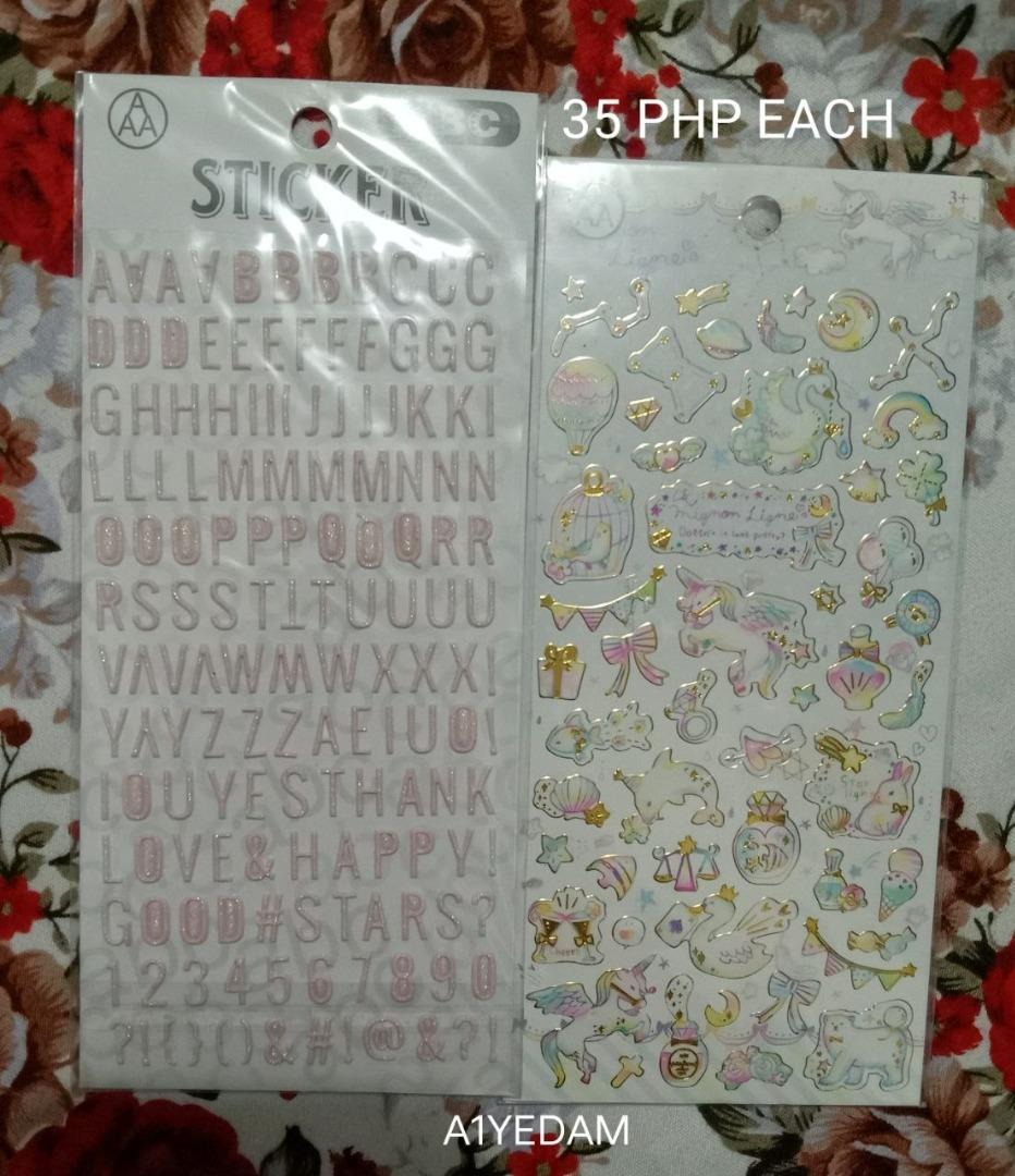 WTS LFB ONHAND DECO / DECORATION / TOP LOADER / LETTER STICKER, Hobbies ...