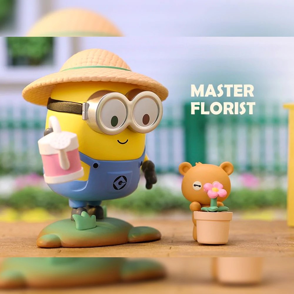 [wts] popmart minion bob+tim - master florist, Hobbies & Toys, Toys ...