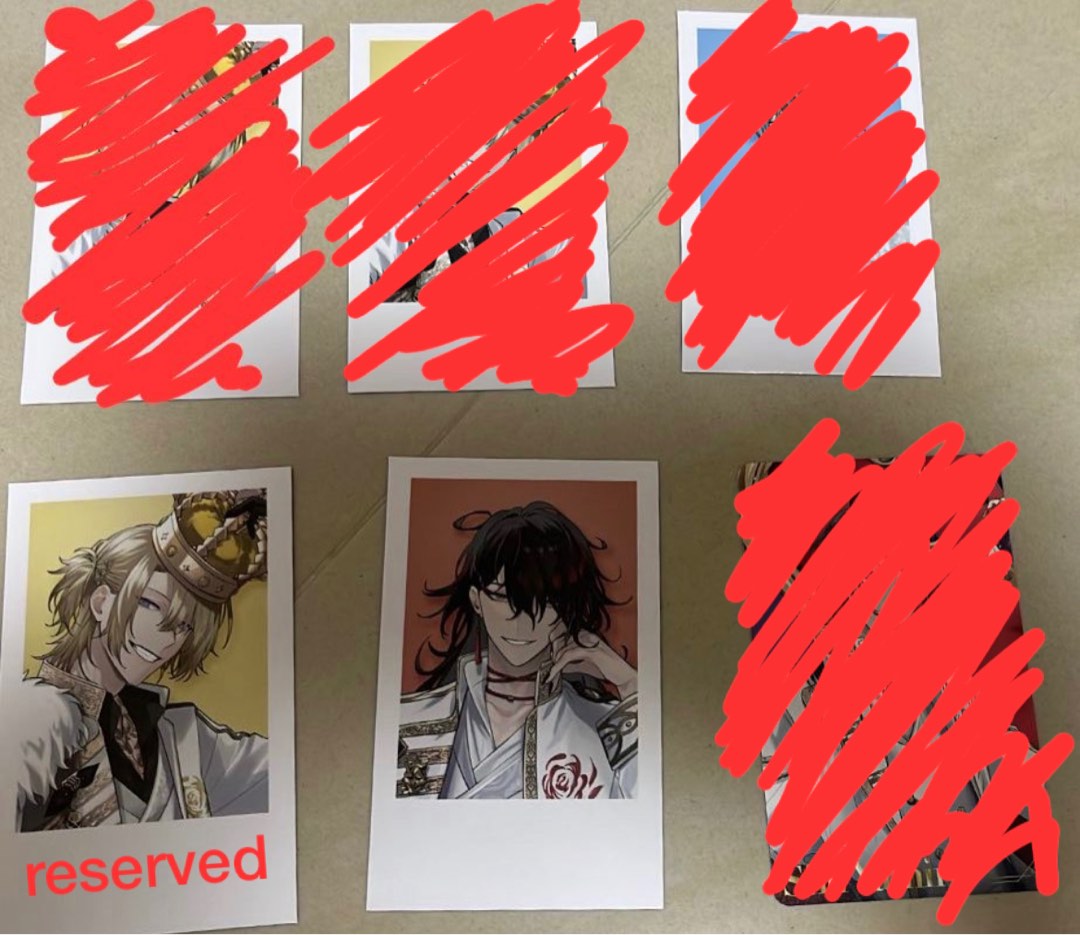 (WTT/WTS) Nijisanji Luxiem Half anniversary snapshots/voice card ...
