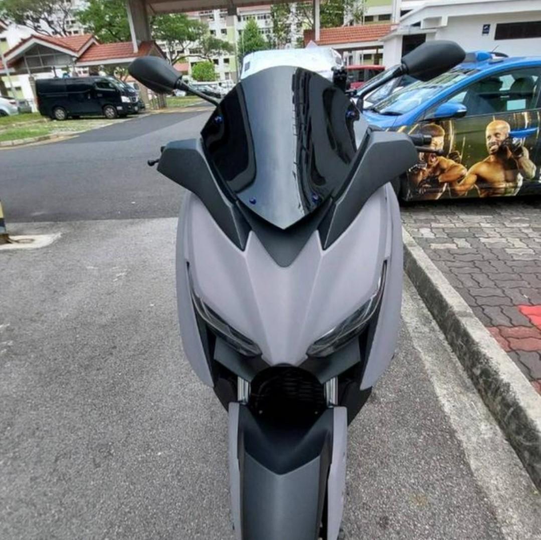 Yamaha Xmax Windshield, Motorcycles, Motorcycle Accessories on Carousell