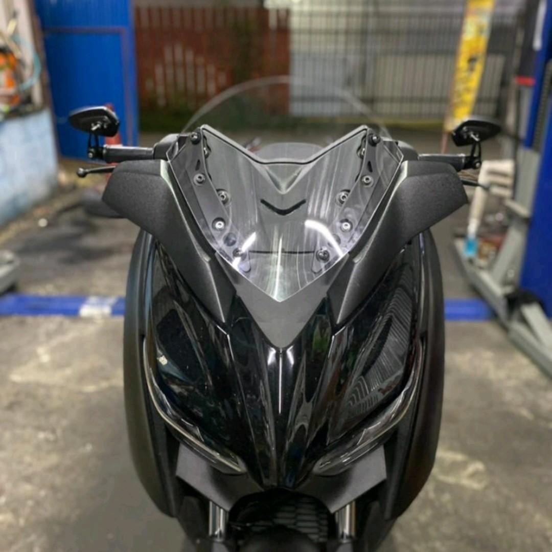 Yamaha Xmax Windshield, Motorcycles, Motorcycle Accessories on Carousell