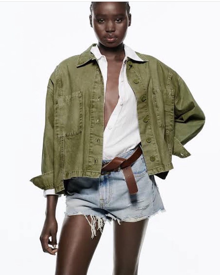 ZARA | Oversized Claire Jacket XS, Women's Fashion, Coats, Jackets and ...