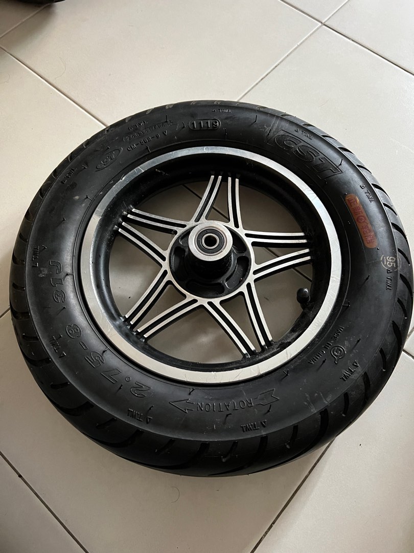 12 inch rim with 2.75 tyre & tube, Sports Equipment, PMDs, E-Scooters ...