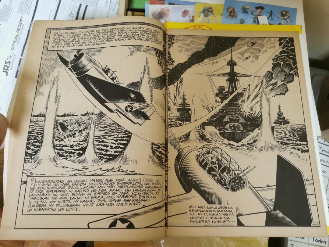1974 National War Classics MacArthur Battle of Leyte Gulf comics ...