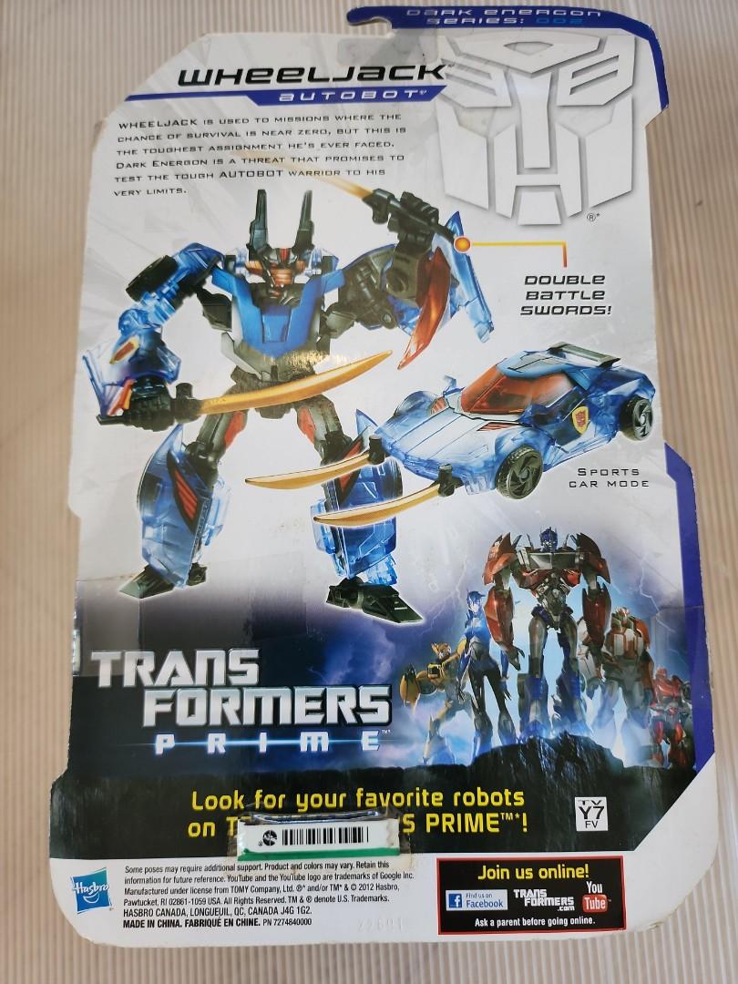 變形金剛 Transformer Prime Dark Energon Wheeljack autobot, 興趣及遊戲, 玩具 & 遊戲類 ...