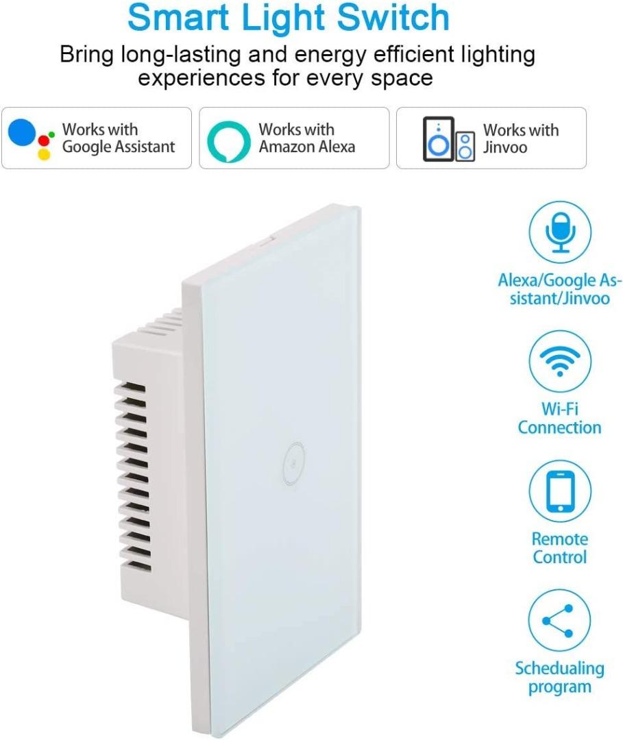A35 Jinvoo Smart Wall Switch SM-SW103-1, TV & Home Appliances ...