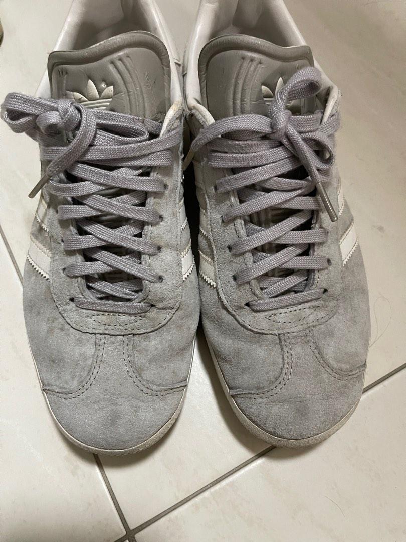 Adidas gazelle grey, Women's Fashion, Footwear, Sneakers on Carousell