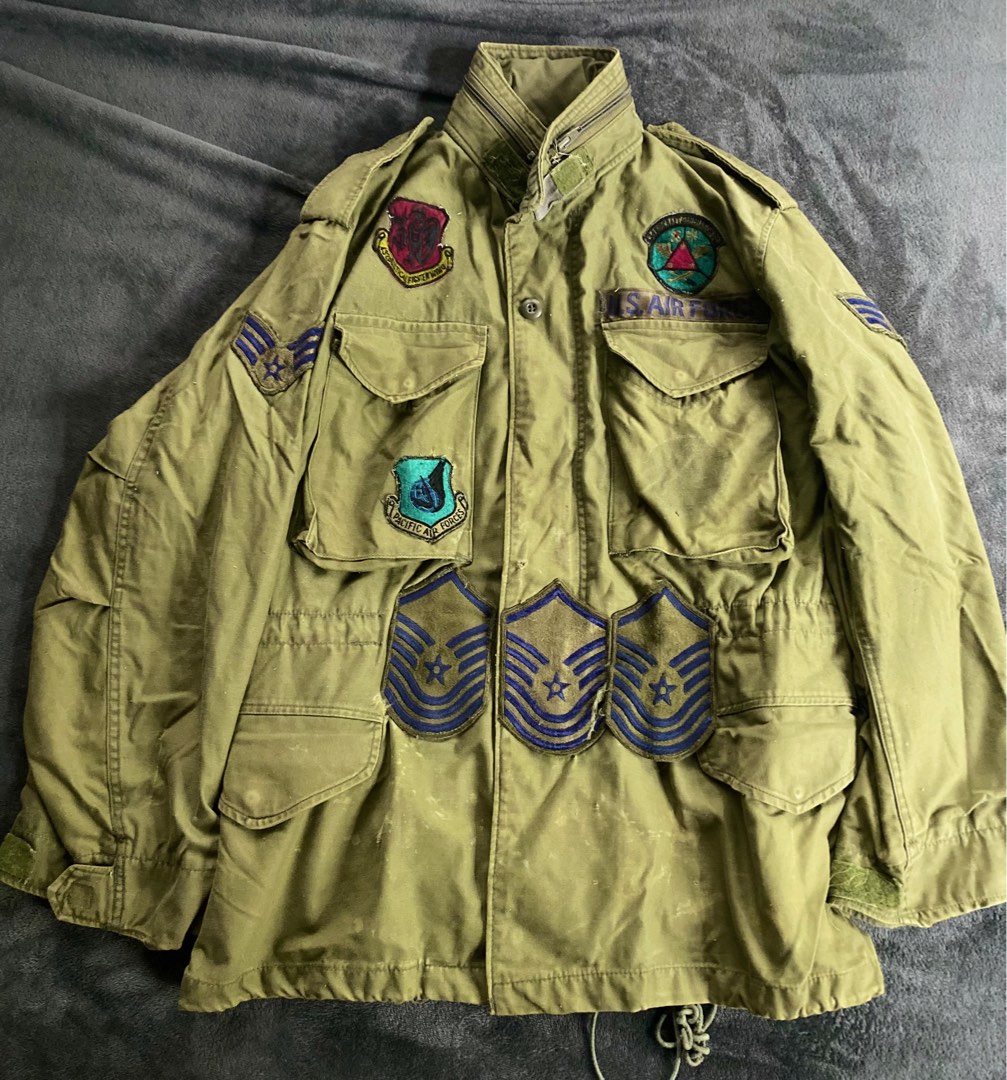 AIRFORCE JACKETS WITH PATCH, Men's Fashion, Coats, Jackets and ...