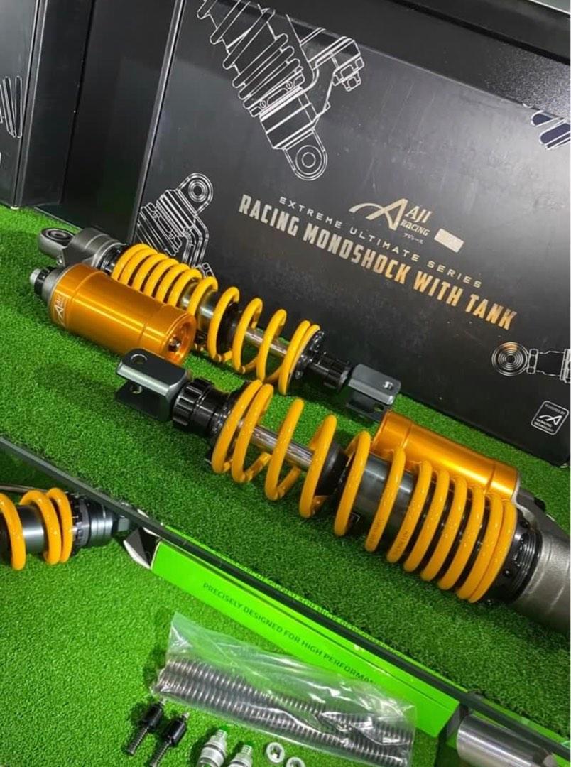 AJI RACING MONOSHOCK SHOCK ABSORBER WITH TANK FOR AEROX V1/V2 275MM ...
