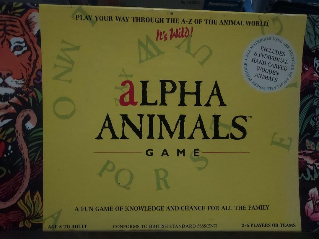 Alpha animals family board game, Hobbies & Toys, Toys & Games on Carousell