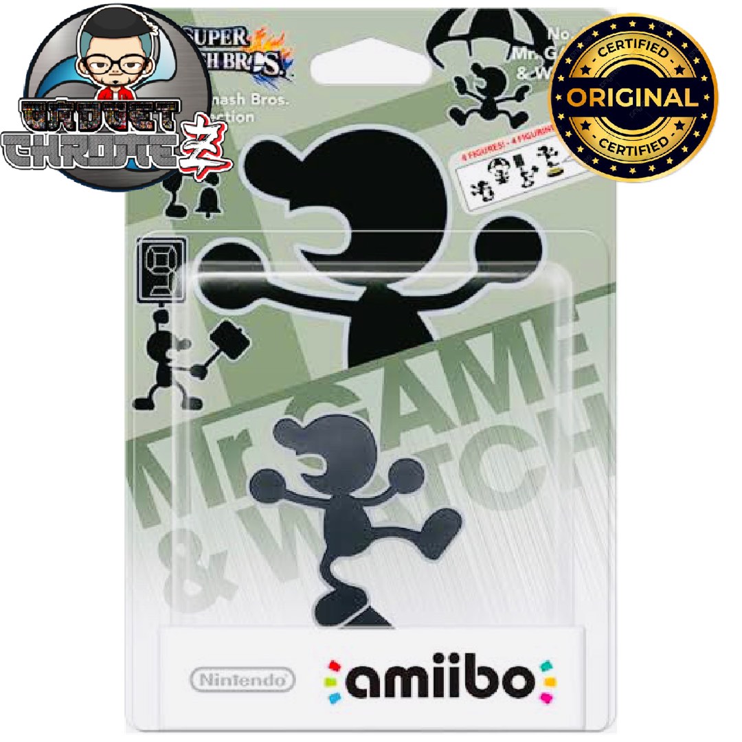AMIIBO | Mr. Game & Watch | Super Smash Bros. | AUTHENTIC, Video Gaming ...