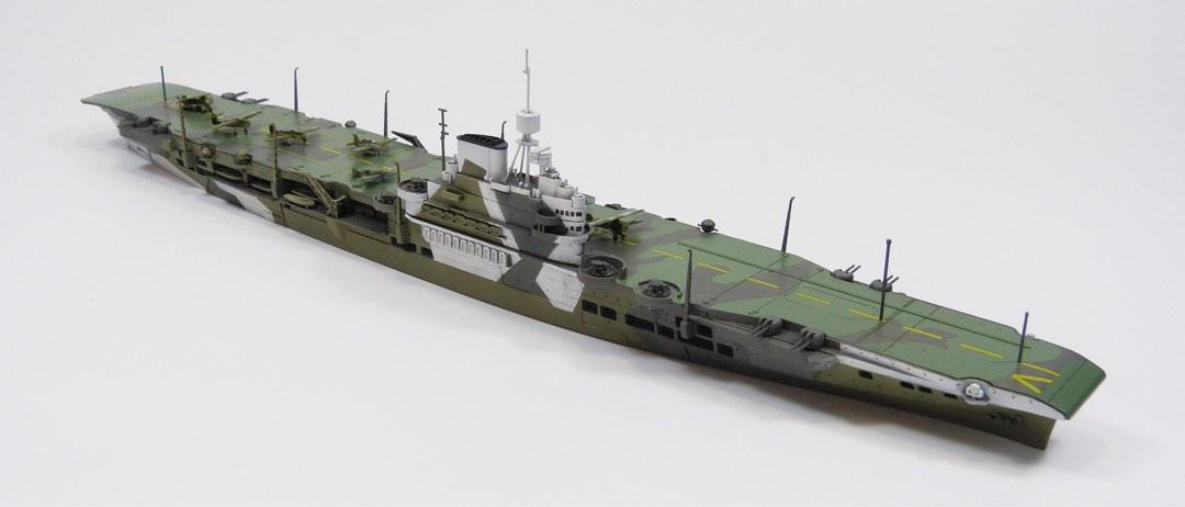 Aoshima water line series 1/700 HMS Illustrious WW2 British Aircraft ...