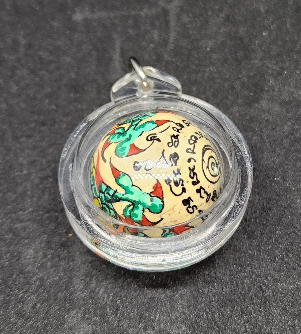 Archan Song co-blessed with LP Moon from wat ban jan BE 2543 UV painted ...