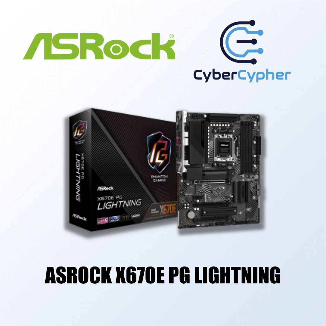 ASRock X670E PG Lightning, AM5 DDR5 Ryzen 7000 Motherboard, Computers ...