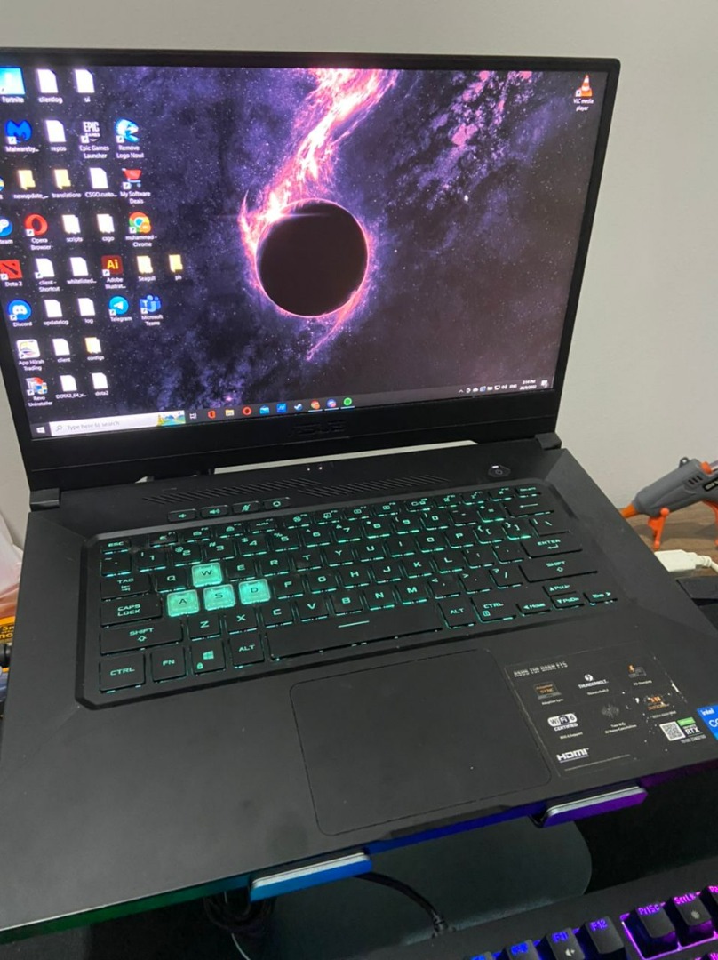 Asus TUF Dash F15 FX516P-MHN085T 15.6'' 144Hz Gaming Laptop ( i5-11300H ...