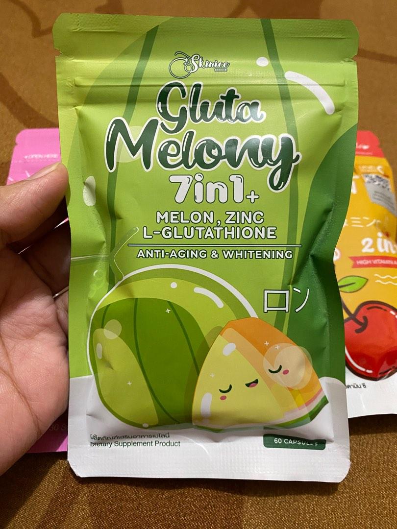 Authentic Glutha Melony 7in 1, Beauty & Personal Care, Bath & Body, Body Care on Carousell