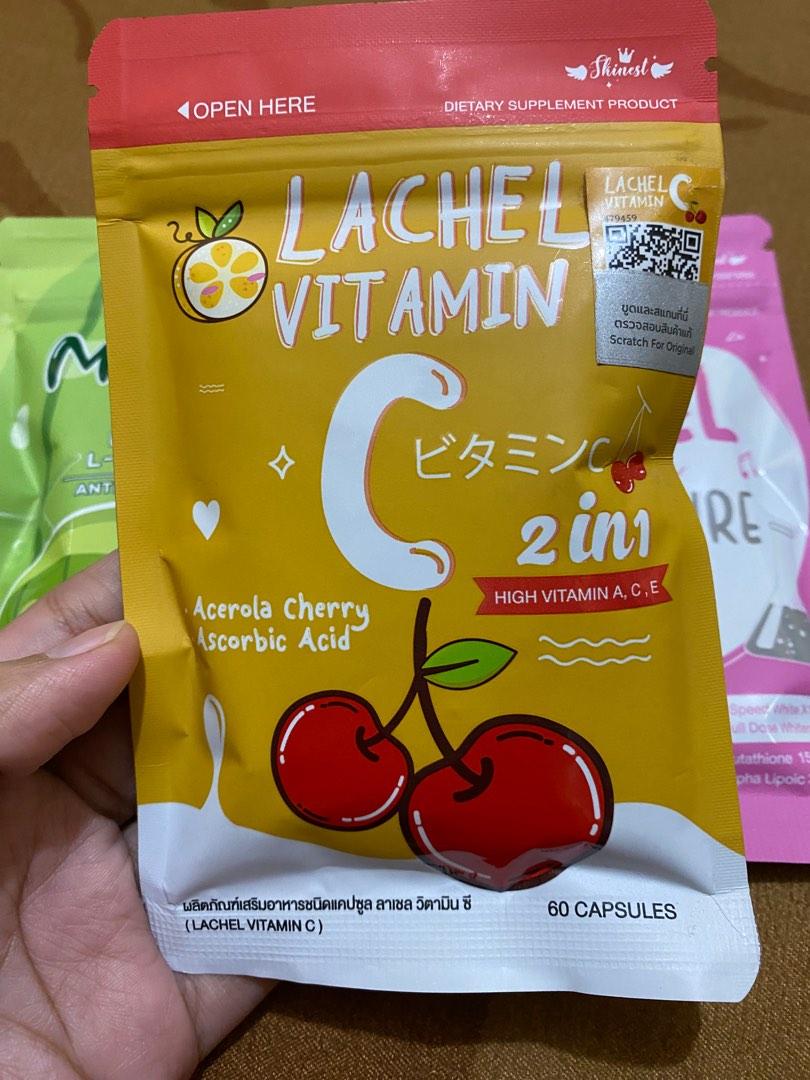 Authentic Lachel Vitamin C 2in1, Health & Nutrition, Health Supplements ...