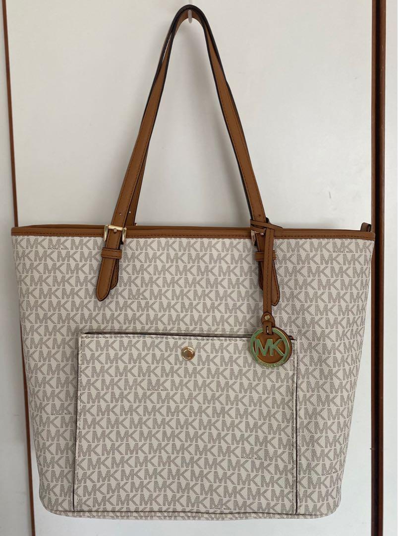 AUTHENTIC MICHAEL KORS JET SET TOTE BAG, Women's Fashion, Bags ...