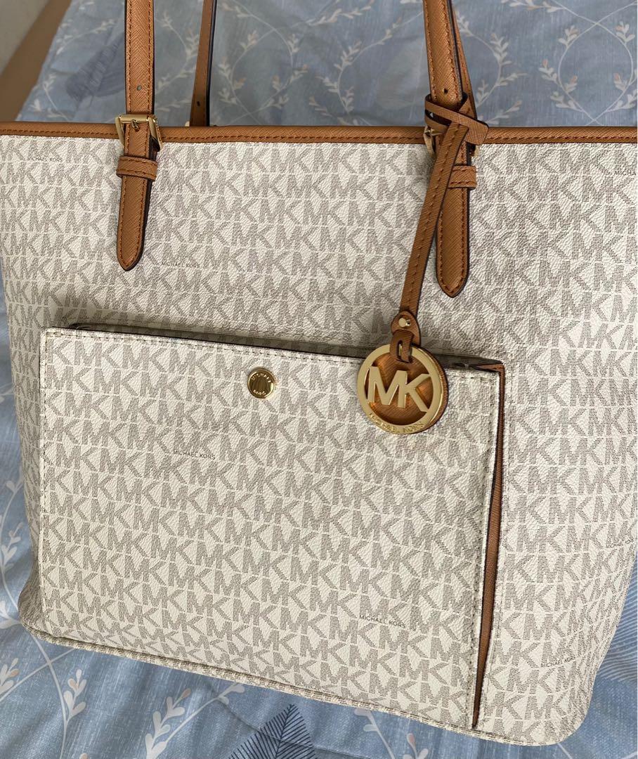 AUTHENTIC MICHAEL KORS JET SET TOTE BAG, Women's Fashion, Bags ...