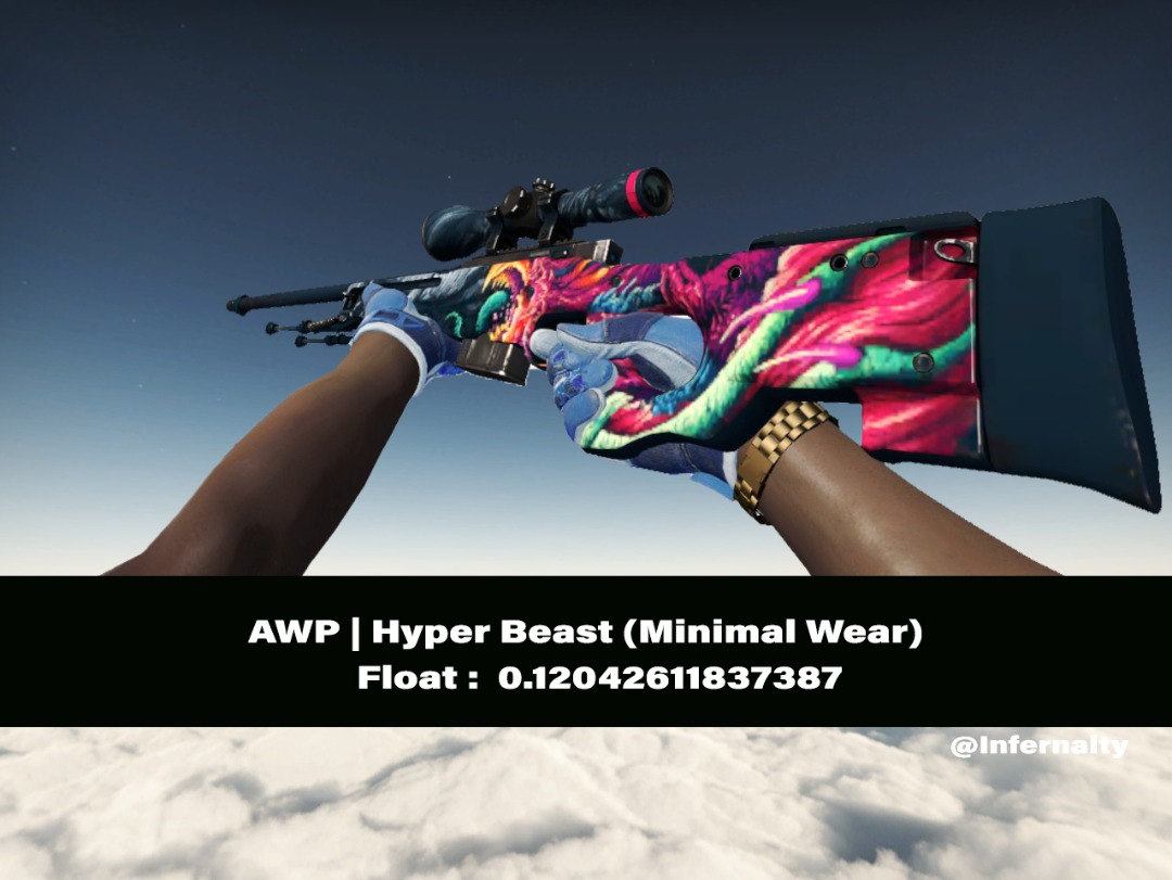 AWP Hyper Beast MW CSGO SKINS KNIVES, Video Gaming, Gaming Accessories ...
