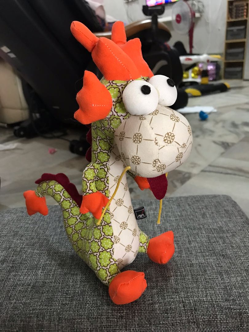 Axa Dragon soft toy / anak patung naga, Hobbies & Toys, Toys & Games on ...