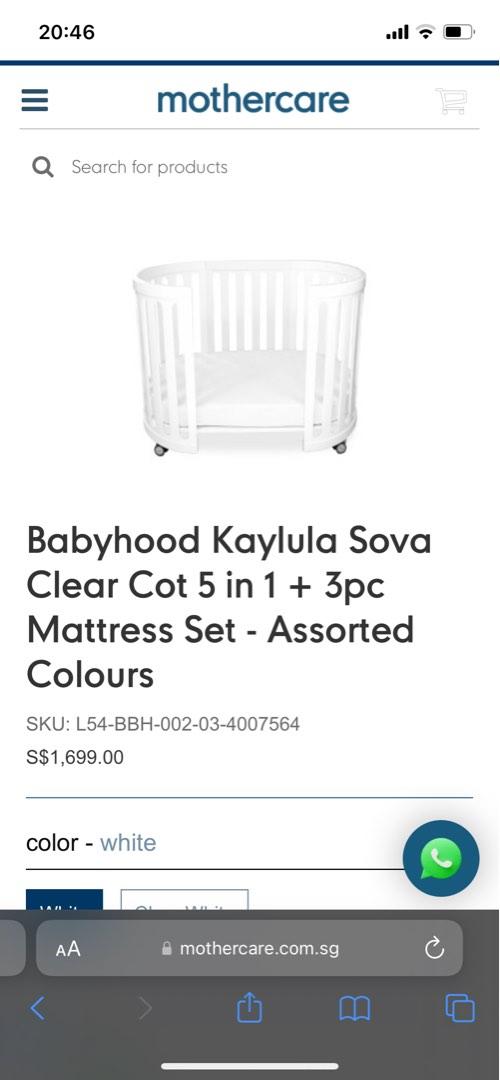 Babyhood cot, Babies & Kids, Baby Nursery & Kids Furniture, Cots ...