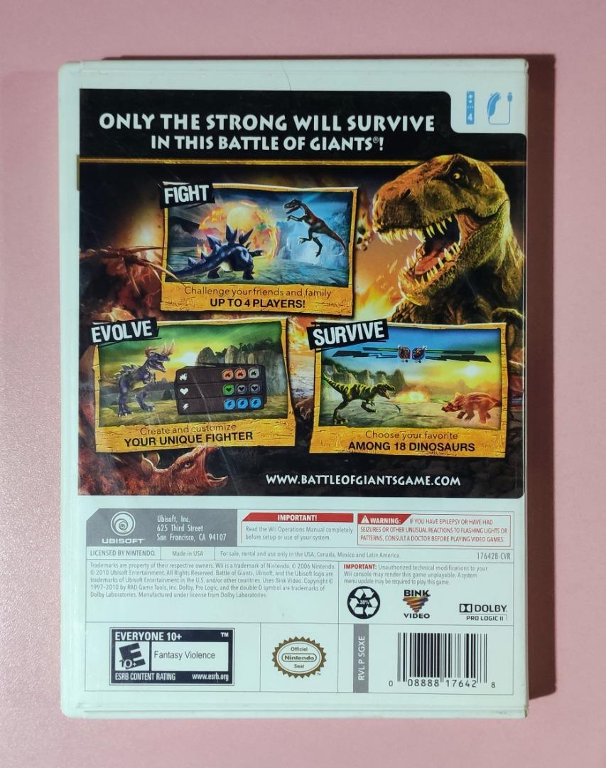 Battle of Giants: Dinosaurs Strike - [WII Game] [NTSC / ENGLISH ...