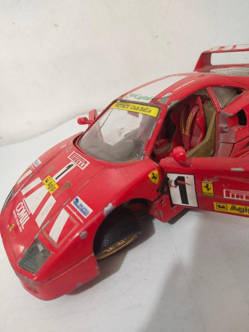Bburago 1987 Ferrari F40 Toy diecast/1:18/Made in Italy/Needs ...