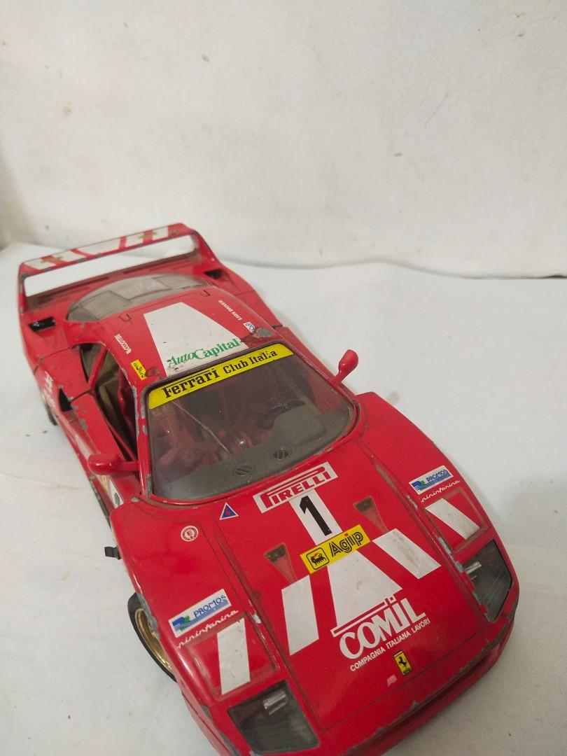 Bburago 1987 Ferrari F40 Toy diecast/1:18/Made in Italy/Needs ...