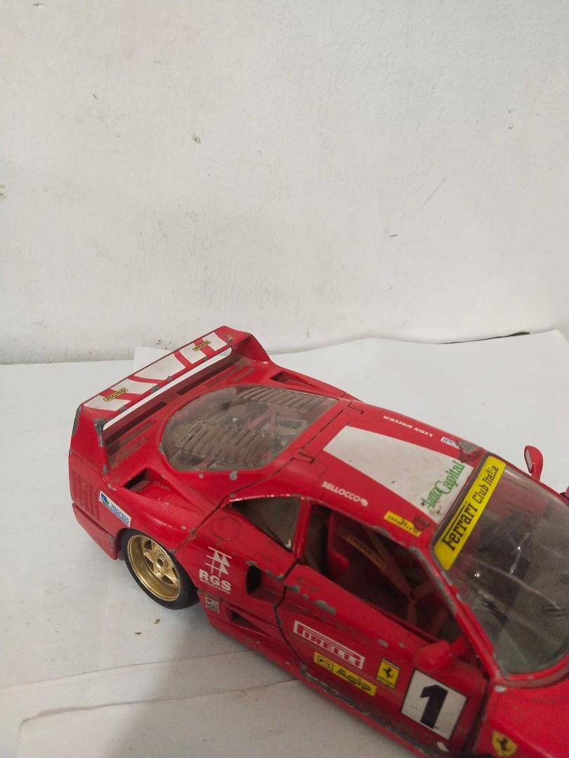 Bburago 1987 Ferrari F40 Toy diecast/1:18/Made in Italy/Needs ...