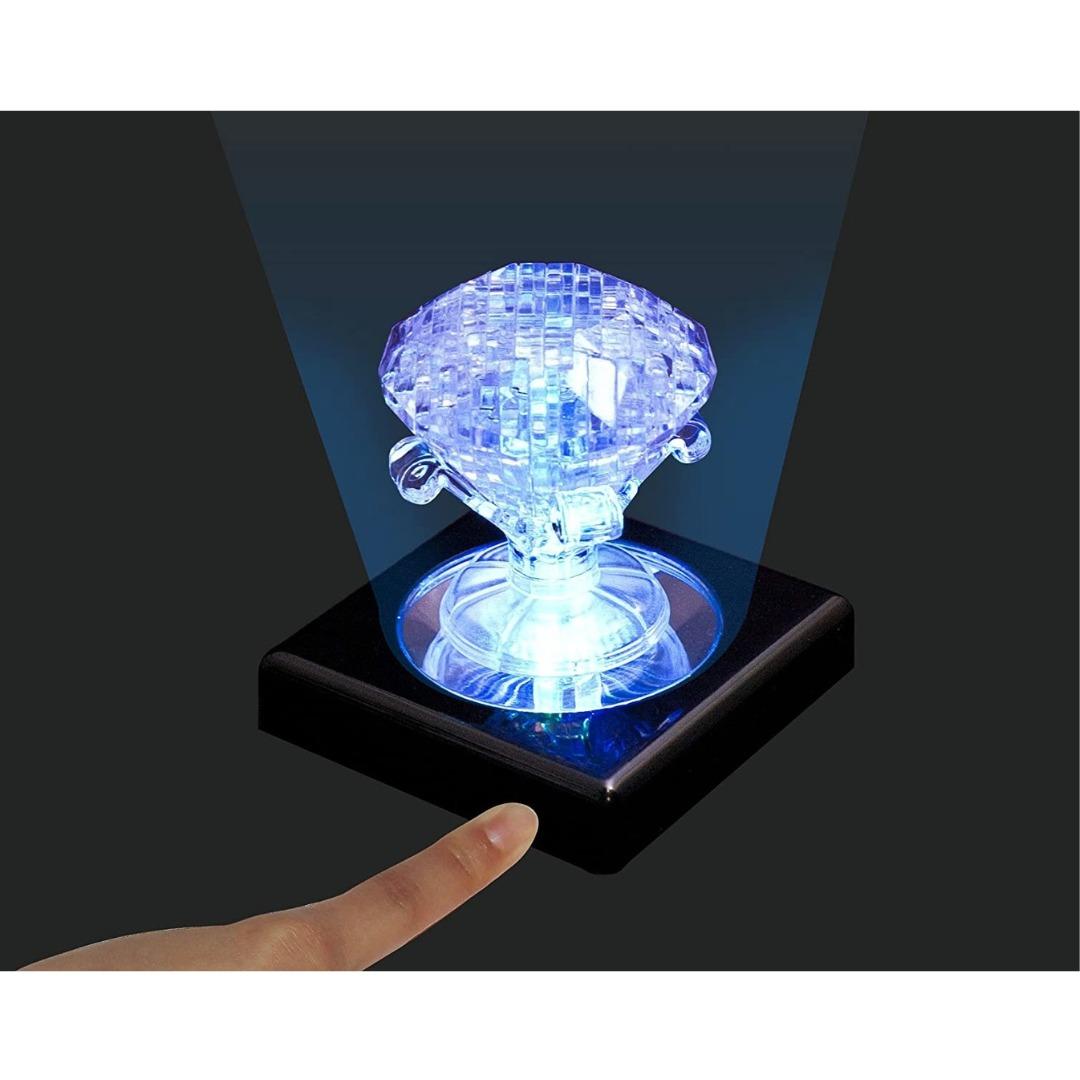 Beverly LED Display Light Base for 3D Crystal Jigsaw Puzzles - White ...