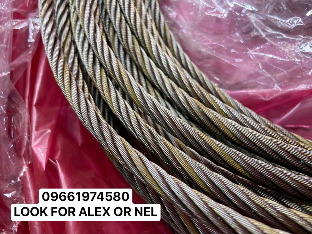 BLACK WIRE ROPE, Commercial & Industrial, Industrial Equipment on Carousell