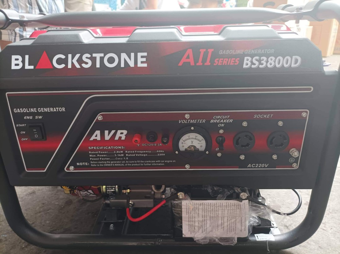 BLACKSTONE 3800WATTS GASOLINE GENERATOR, Commercial & Industrial ... BLACKSTONE 3800WATTS GASOLINE GENERATOR, Commercial & Industrial ...