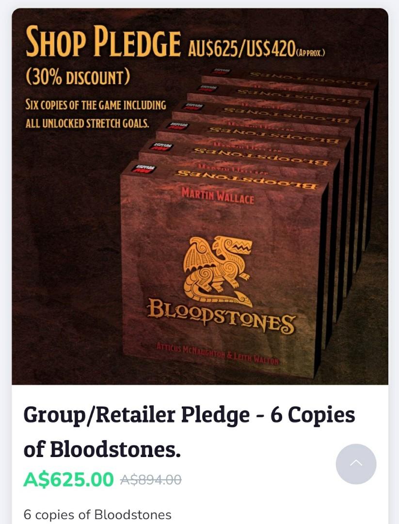 Bloodstones group pledge, Hobbies & Toys, Toys & Games on Carousell