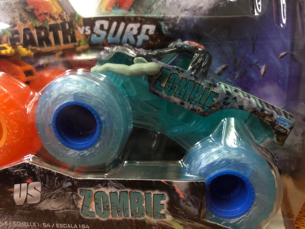 Brand New Monster Jam Earth vs SURF MAX-D VS ZOMBIE, Hobbies & Toys ...