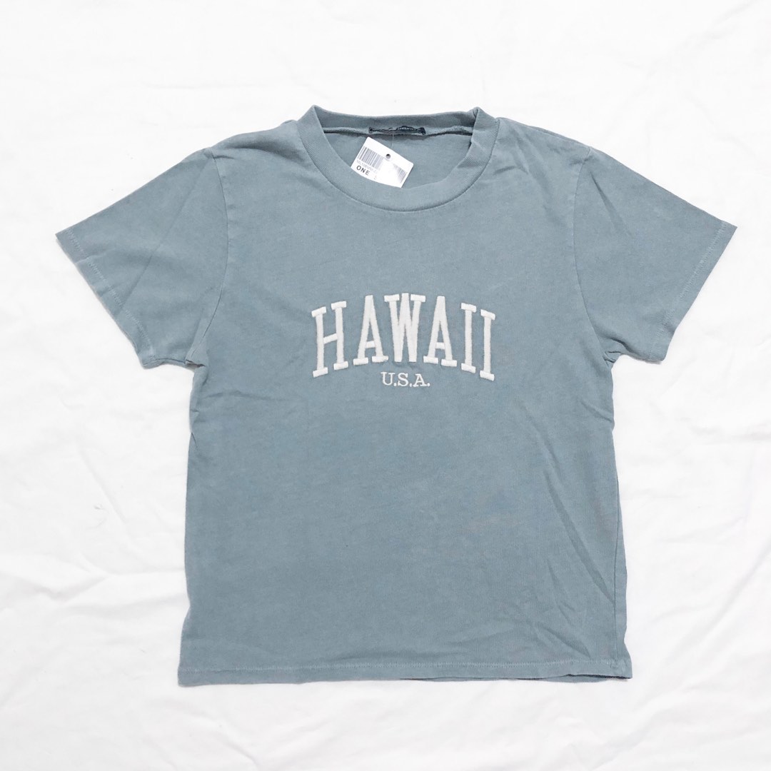 Brandy melville hawaii helen top, Women's Fashion, Tops, Shirts on ...