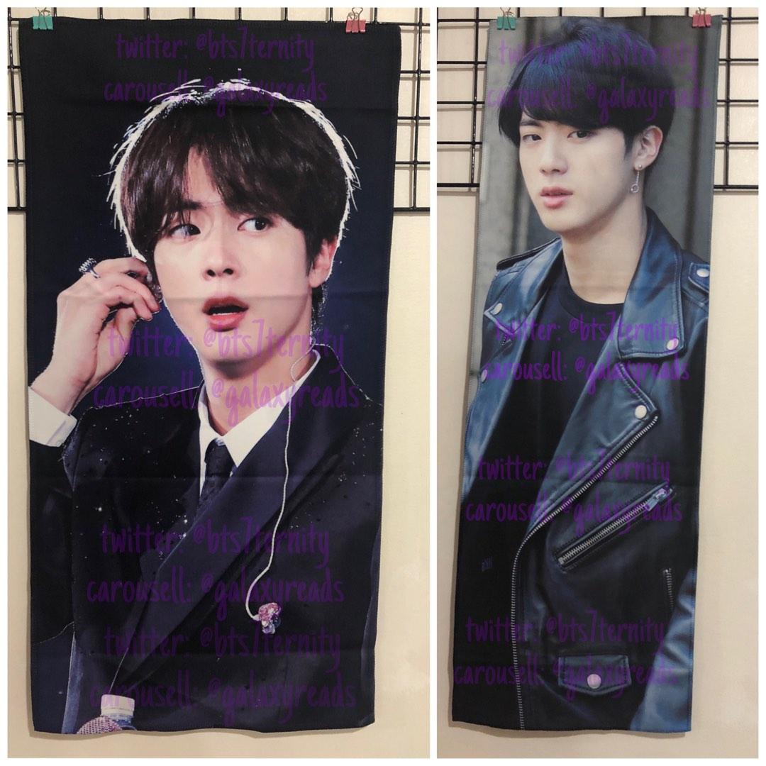 BTS Jin Fansite Slogans / Cloth Banner, Hobbies & Toys, Memorabilia ...