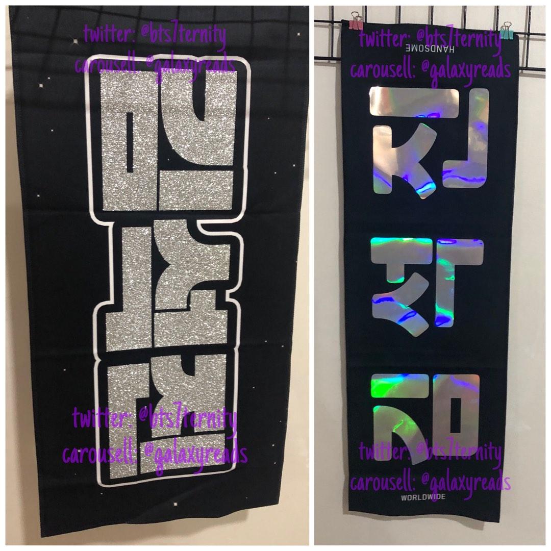 BTS Jin Fansite Slogans / Cloth Banner, Hobbies & Toys, Memorabilia ...