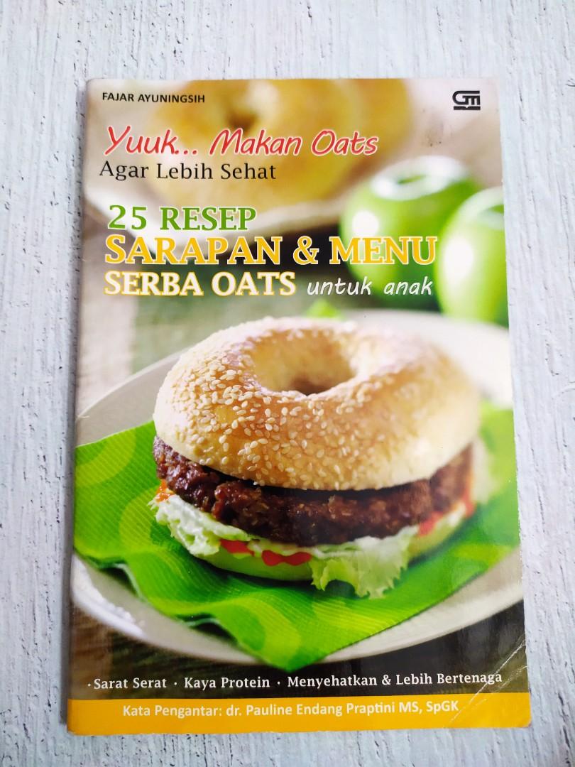 Buku Resep "25 resep sarapan & menu serba oats untuk anak", Buku & Alat ...