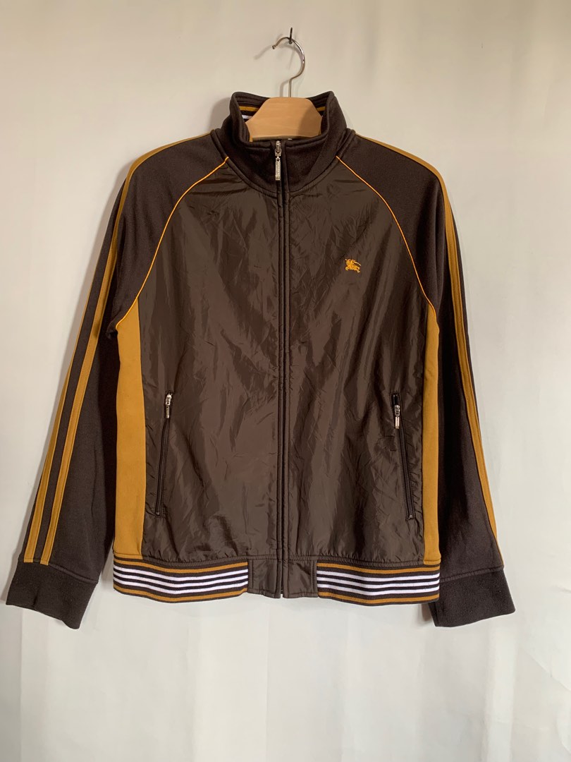 Burberry Black Label Jersey Tea Brown Jacket, Men's Fashion, Coats, Jackets and Outerwear on ...