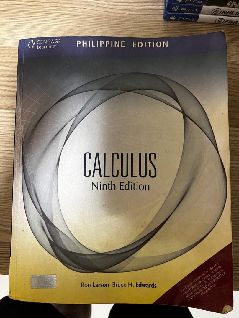 Calculus Ninth Edition ( Philippine Edition) Ron Larson & Bruce H ...